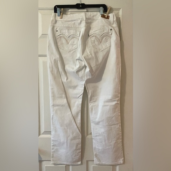 Levi's | Jeans | Levi Low Rise 523 Curvy Straight Y2k 200s White Cream ...